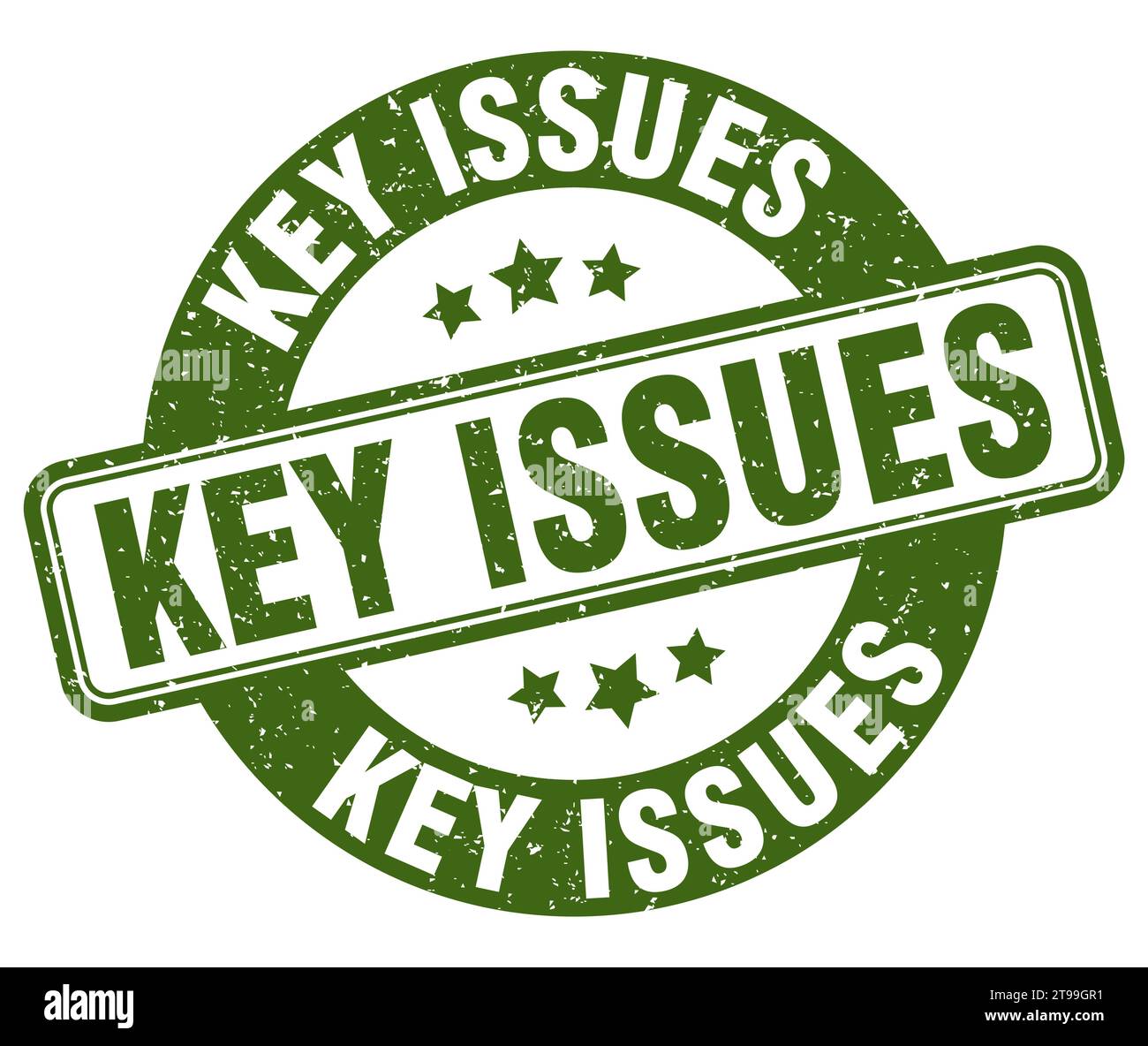 key issues stamp. key issues sign. round grunge label Stock Vector ...
