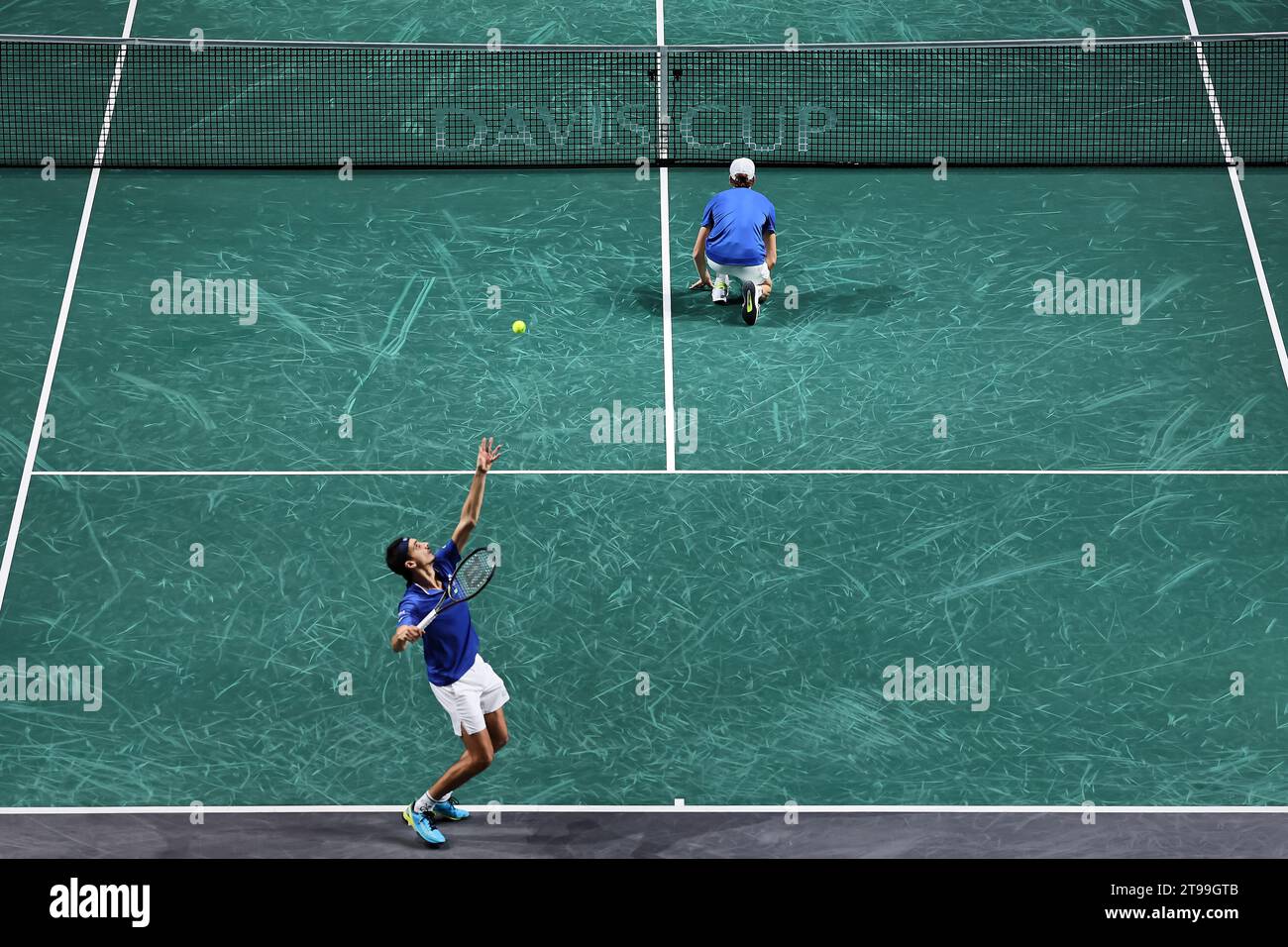 Malaga, Malaga, Spain. 23rd Nov, 2023. Lorenzo Sonego (ITA), Jannik ...