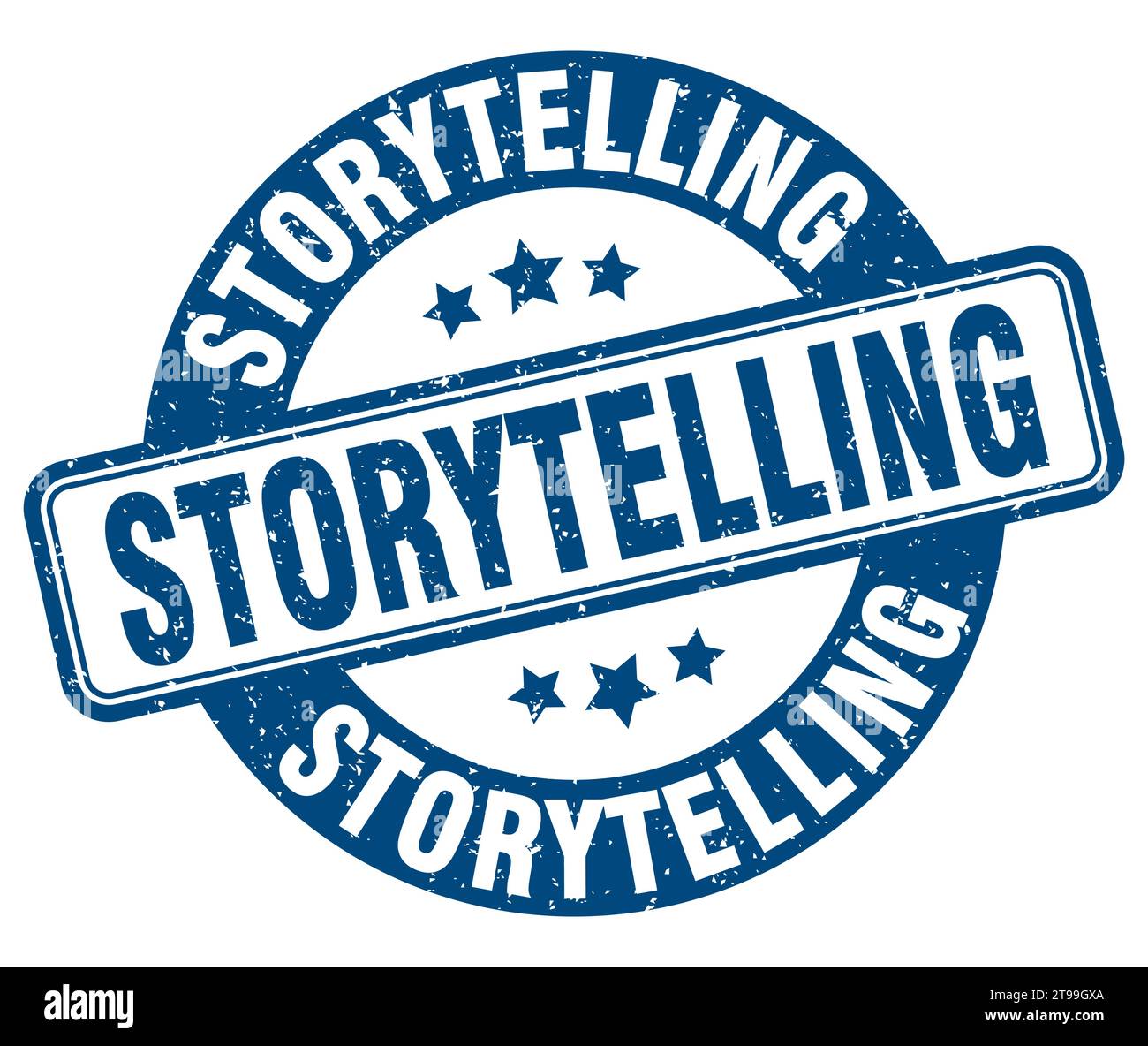 storytelling stamp. storytelling sign. round grunge label Stock Vector ...