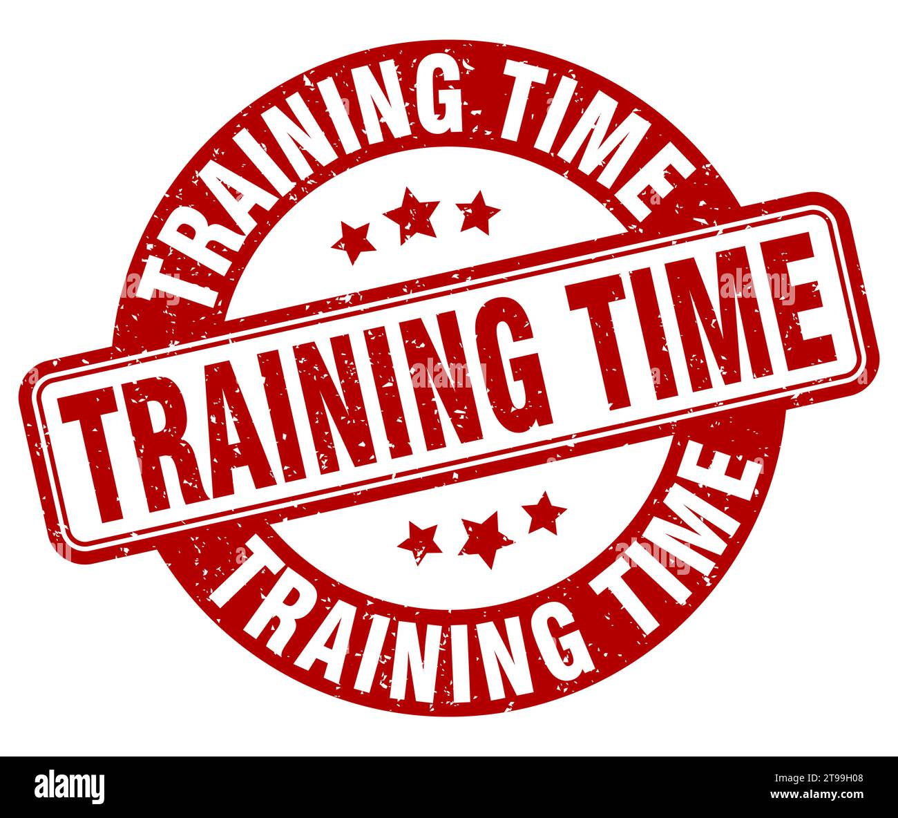 training time stamp. training time sign. round grunge label Stock ...