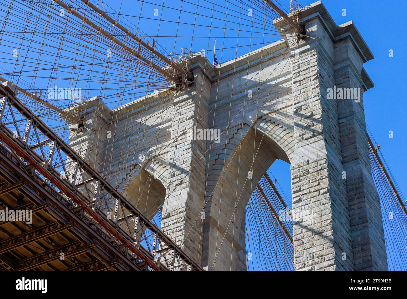 View historic of Brooklyn Bridge, New York City, USA with amazing ...