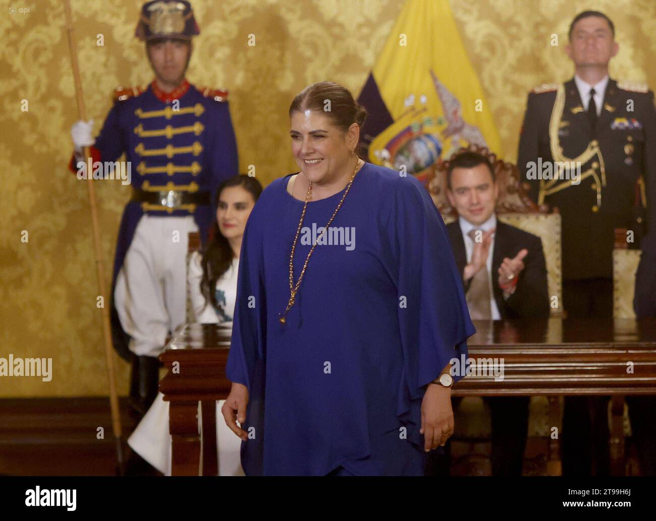 DANIEL NOBOA POSESIONA MINISTROS Quito 23 de noviembre 2023. El ...