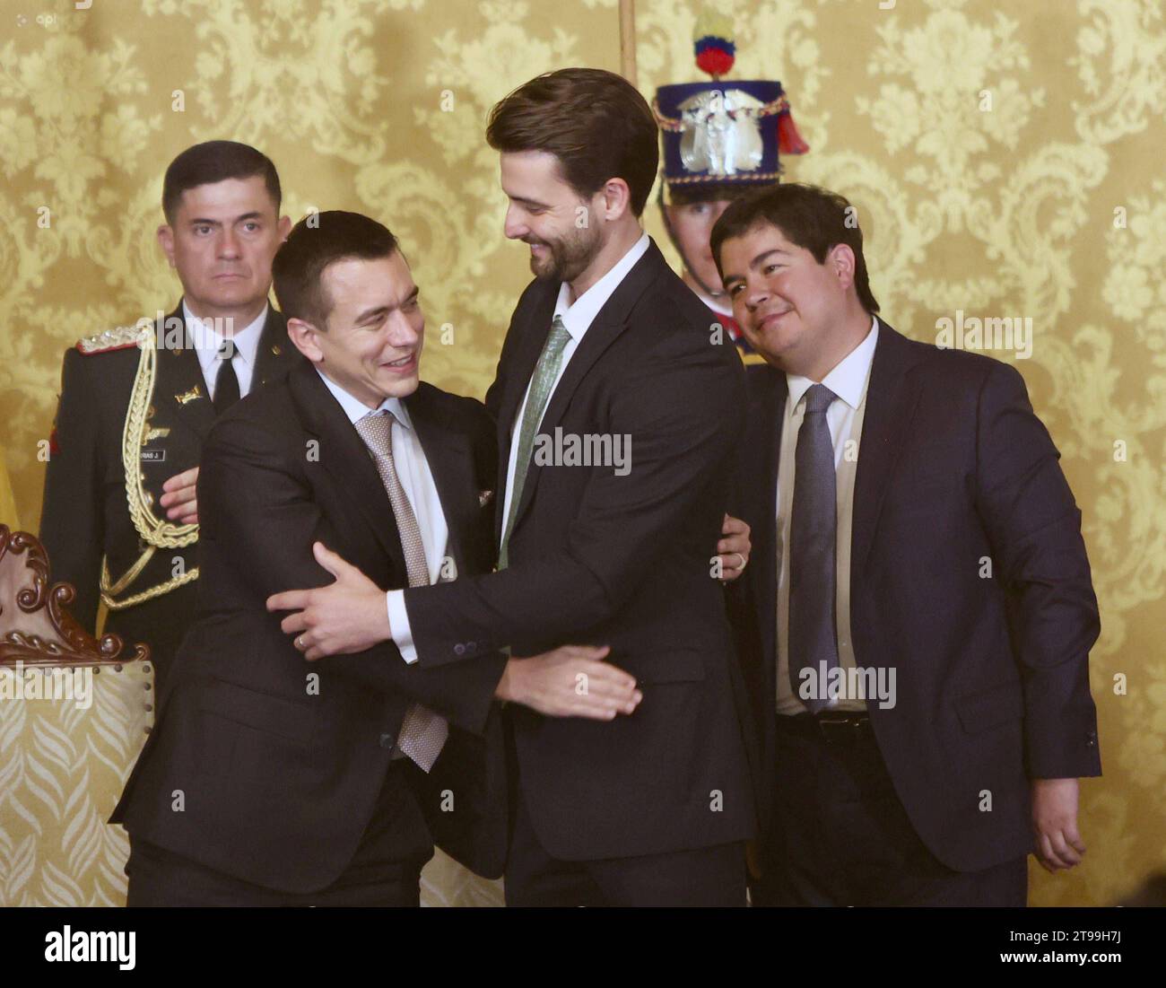 DANIEL NOBOA POSESIONA MINISTROS Quito 23 de noviembre 2023. El ...