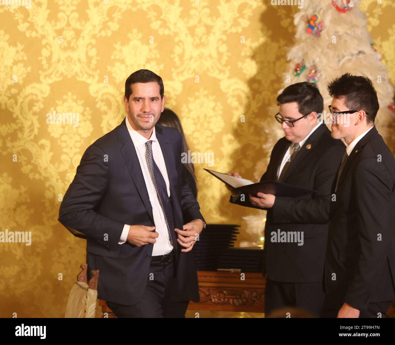 DANIEL NOBOA POSESIONA MINISTROS Quito 23 de noviembre 2023. El ...