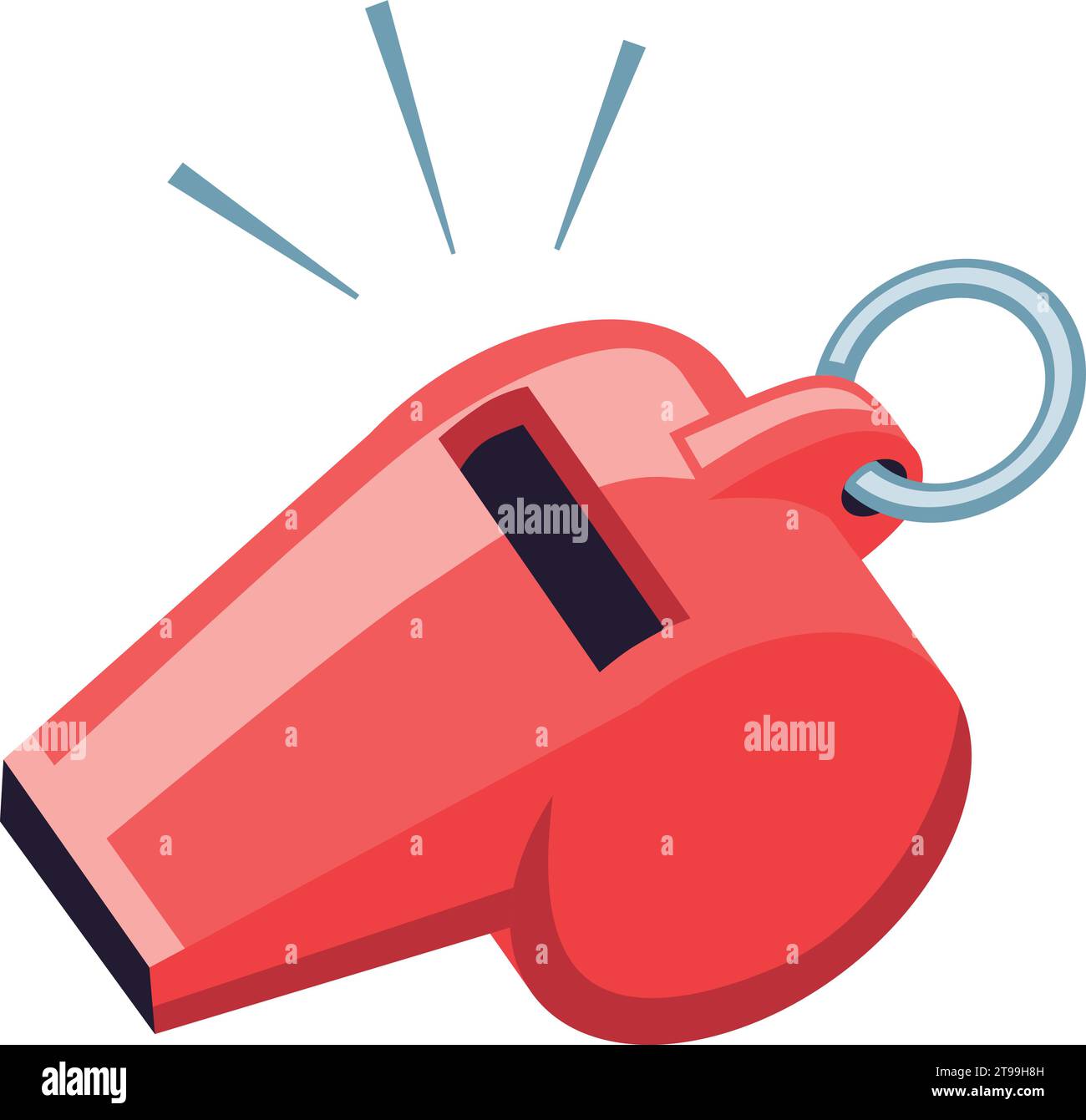 Coach with whistle Stock Vector Images - Alamy