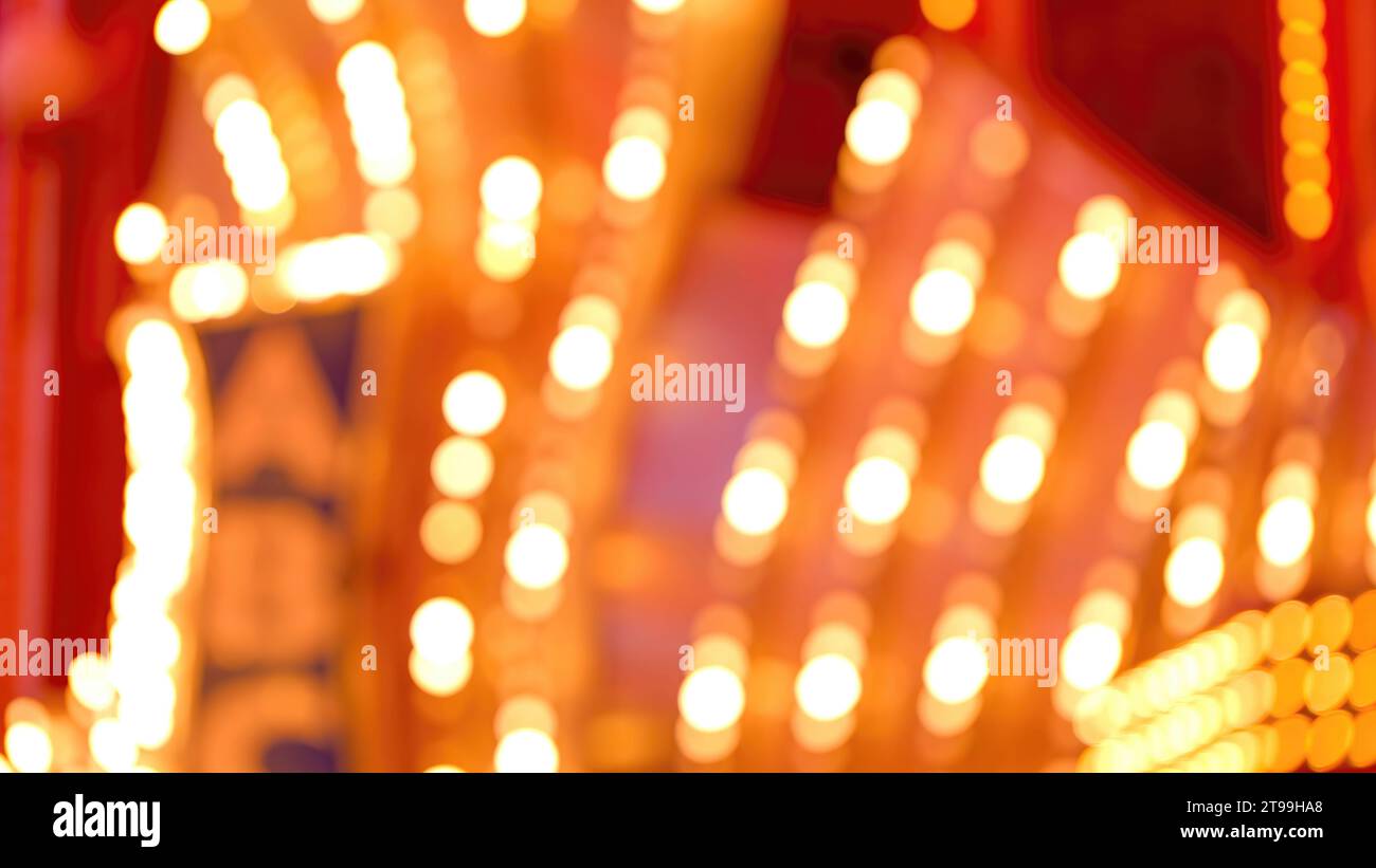 Typical blinking light bulb background in Las Vegas Stock Photo - Alamy