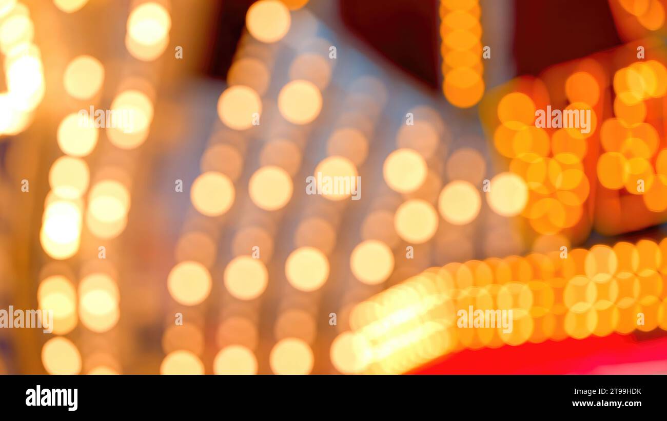 Typical blinking light bulb background in Las Vegas Stock Photo - Alamy