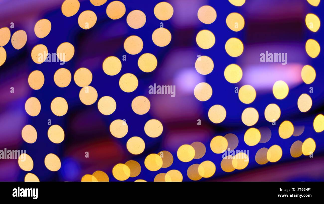 Typical blinking light bulb background in Las Vegas Stock Photo - Alamy