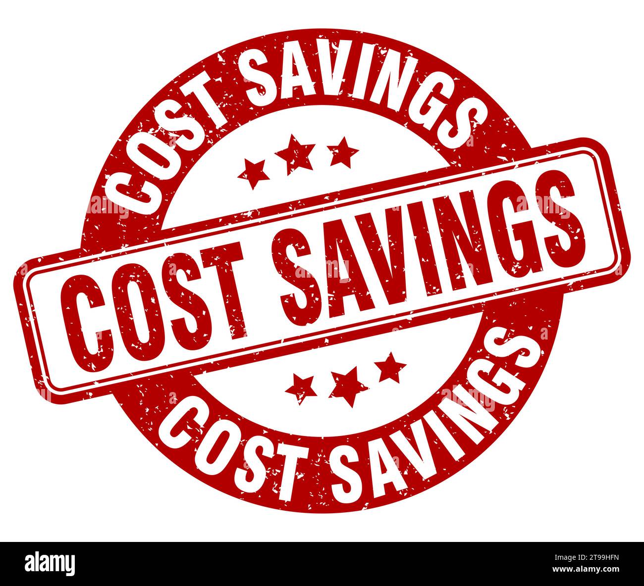 cost savings stamp. cost savings sign. round grunge label Stock Vector ...