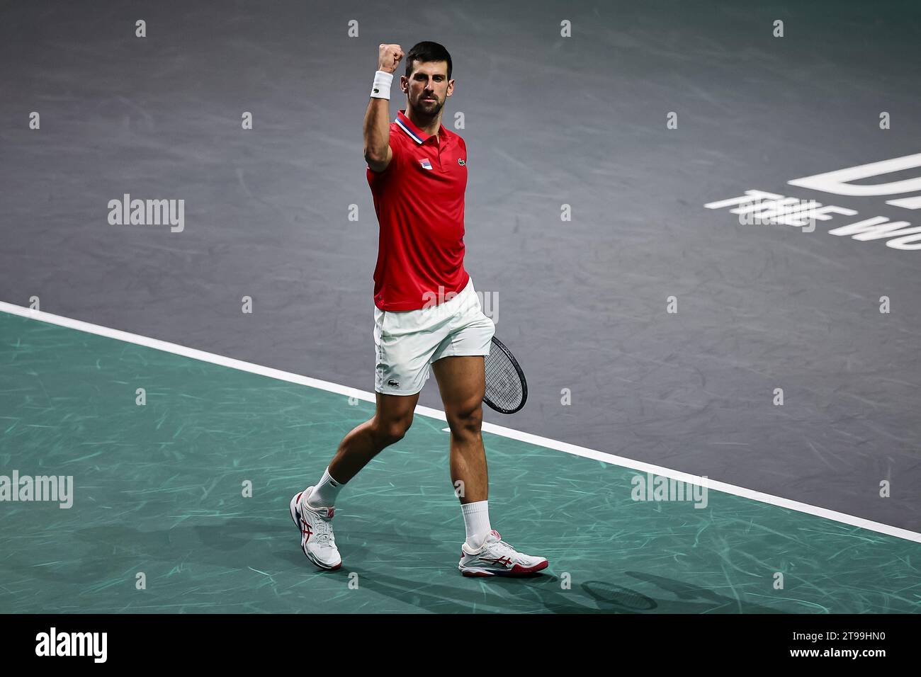 Malaga, Malaga, Spain. 23rd Nov, 2023. Novak Djokovic (SRB) in action ...