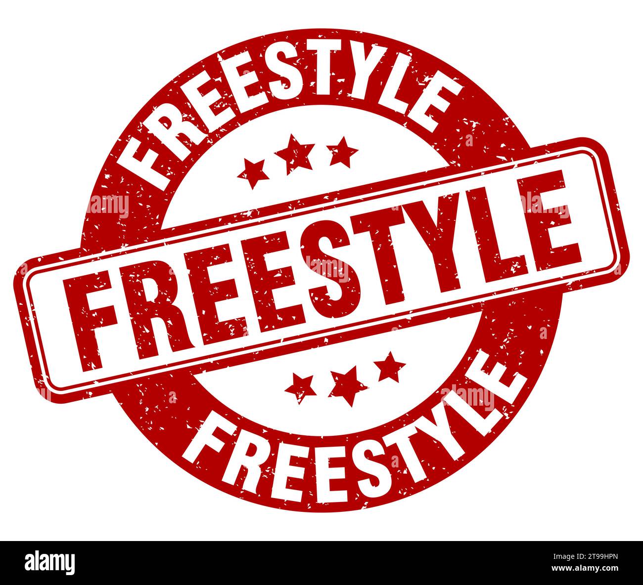 freestyle stamp. freestyle sign. round grunge label Stock Vector Image ...