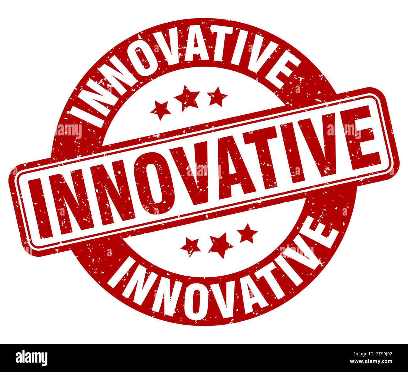 innovative stamp. innovative sign. round grunge label Stock Vector ...