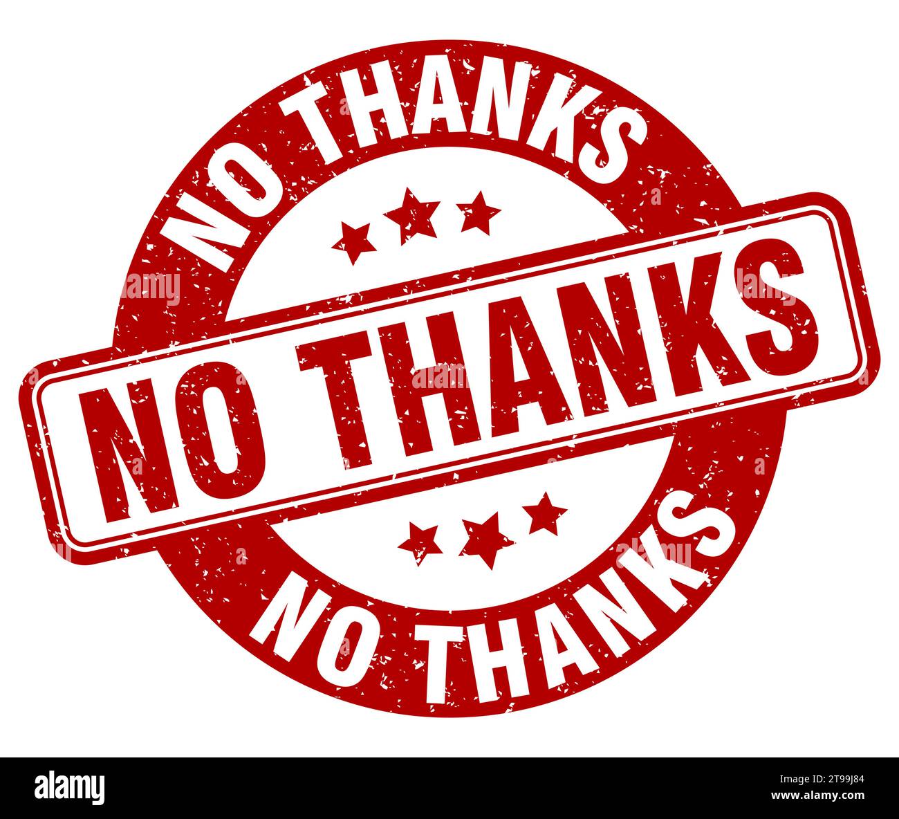 No thanks sign Stock Vector Images - Alamy