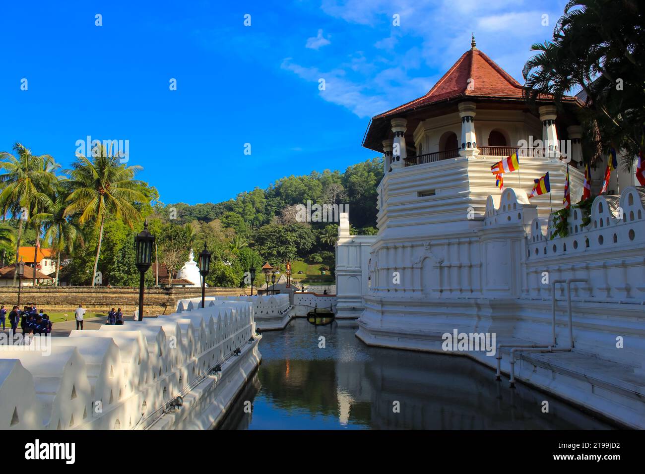 The Kandy Dalada Palace, also known as the Temple of the Tooth, is a ...