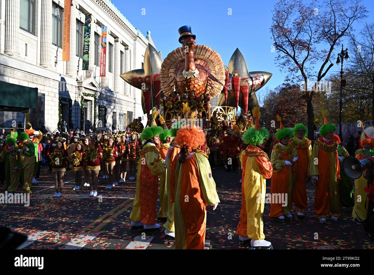Photo by: NDZ/STAR MAX/IPx 2023 11/23/23 A view of the Tom Turkey float ...