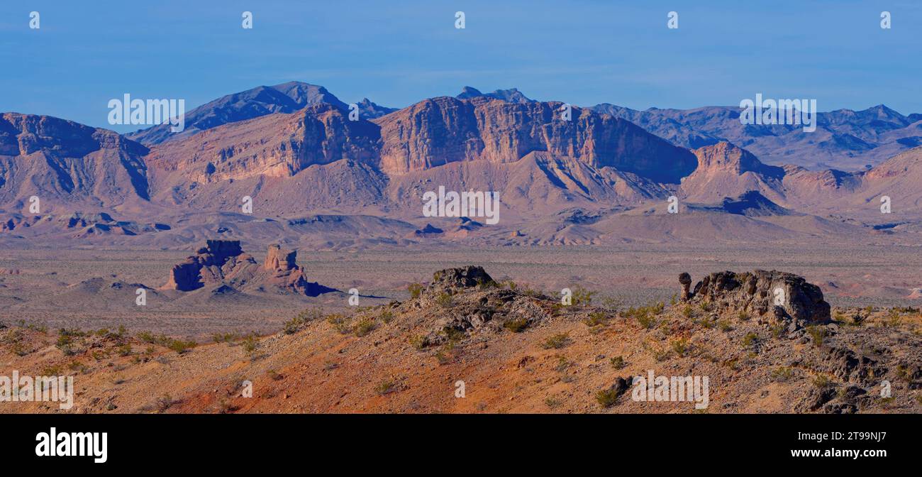 The typical landscape with red rocks and sandstones in the Arizona ...