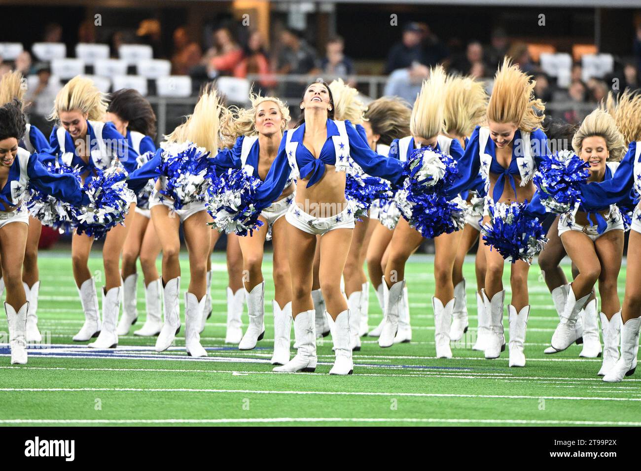 Dallas Cowboys Cheerleaders perform at the Cowboys and Washington ...