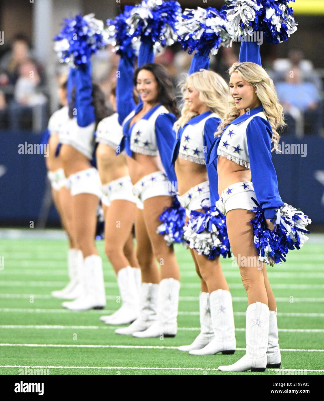 Dallas Cowboys Cheerleaders perform at the Cowboys and Washington ...