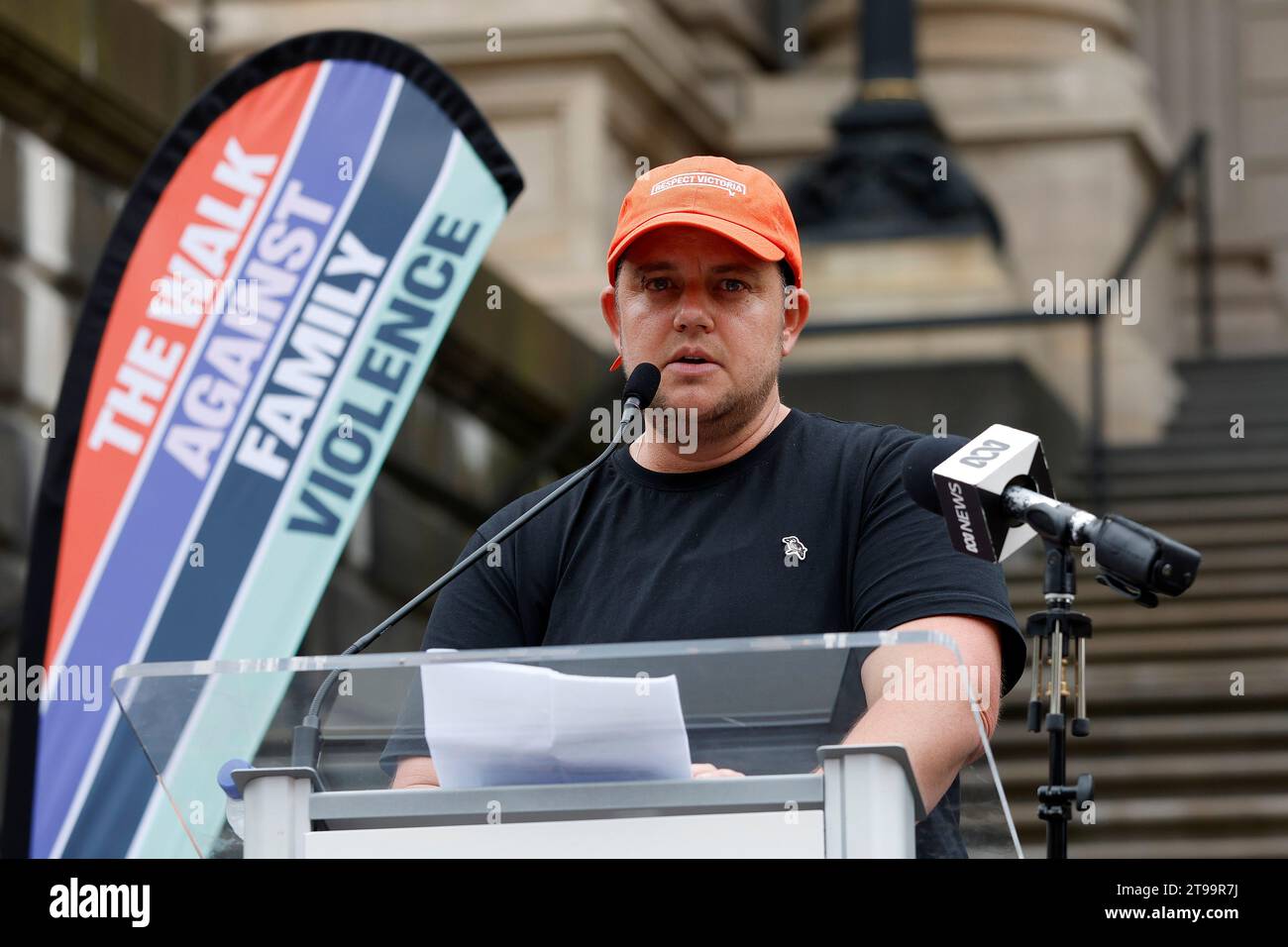 Melbourne, Australia. 24th Nov, 2023. CEO Switchboard Victoria Joe Ball ...