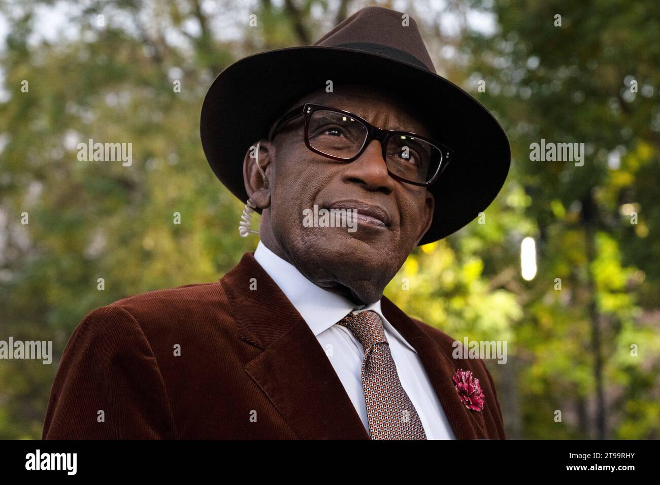New York, New York, USA. 23rd Nov, 2023. TV hosts Al Roker records a ...