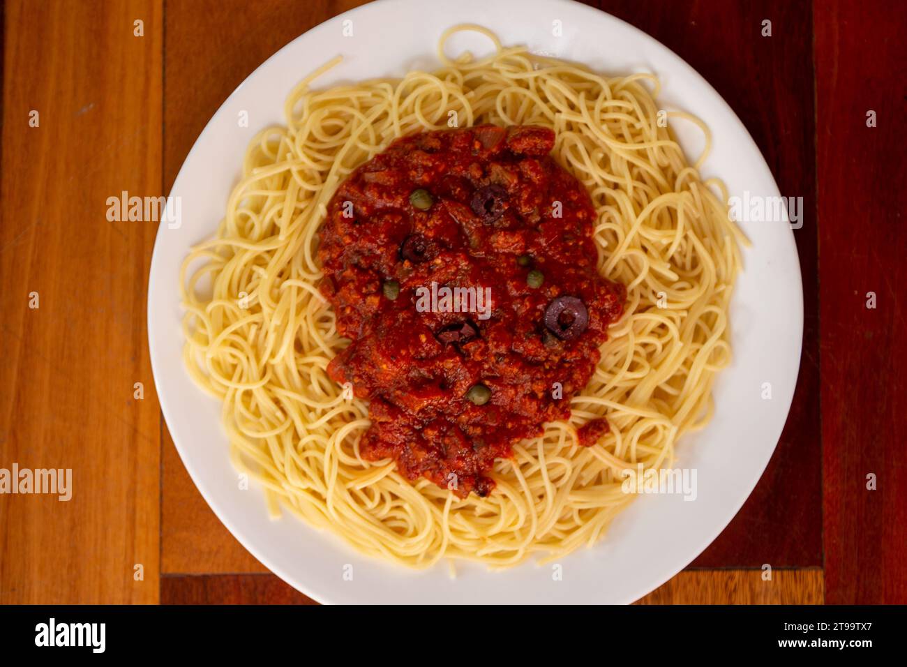 Overhead shot appetizing pasta hi-res stock photography and images - Alamy
