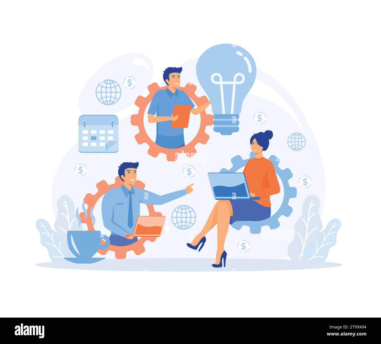 Delegation vector vectors hi-res stock photography and images - Alamy