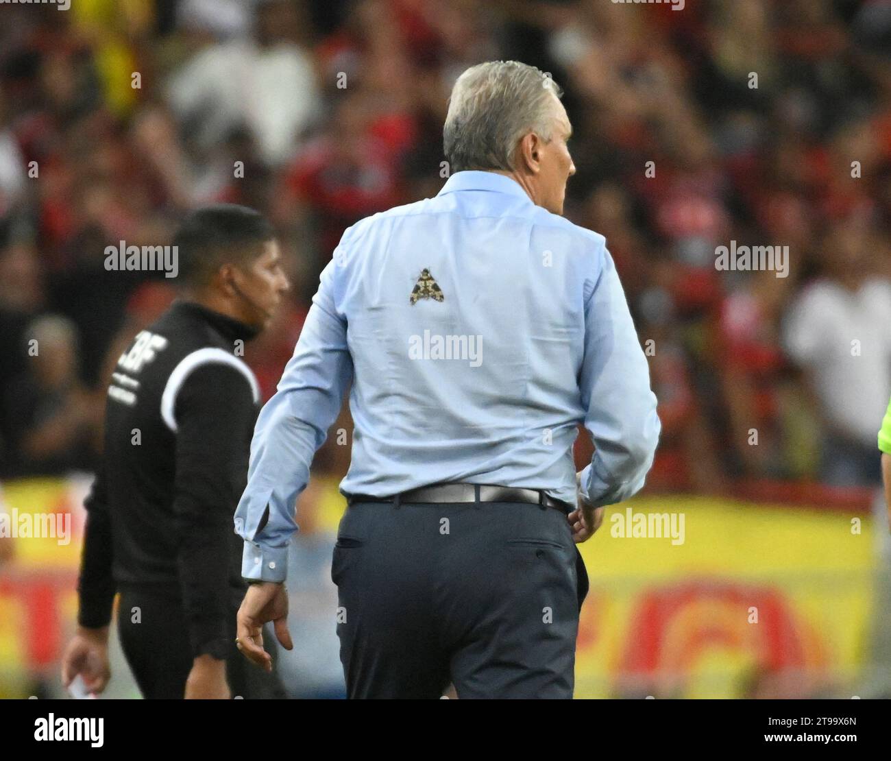 Rio de Janeiro-Brazil, November 23, 2023, Flamengo coach Tite with a ...