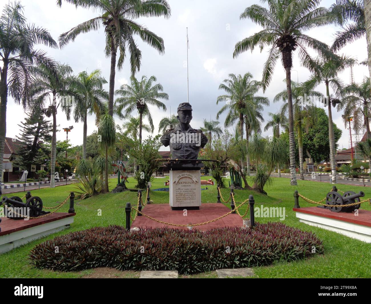 Soedanco Soepriyadi monument. He is Indonesian hero from Blitar and the ...