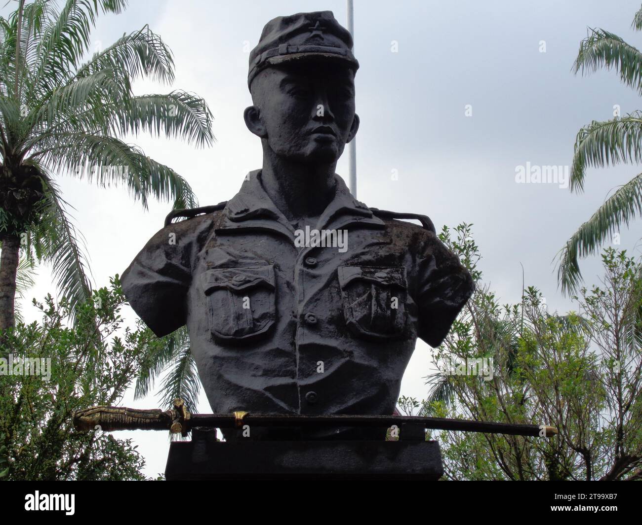 Soedanco Soepriyadi monument. He is Indonesian hero from Blitar and the ...