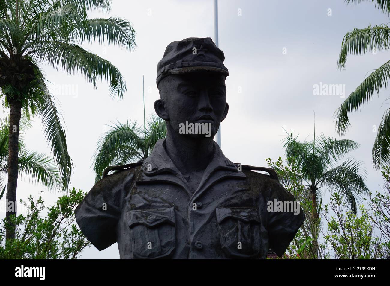 Soedanco Soepriyadi monument. He is Indonesian hero from Blitar and the ...
