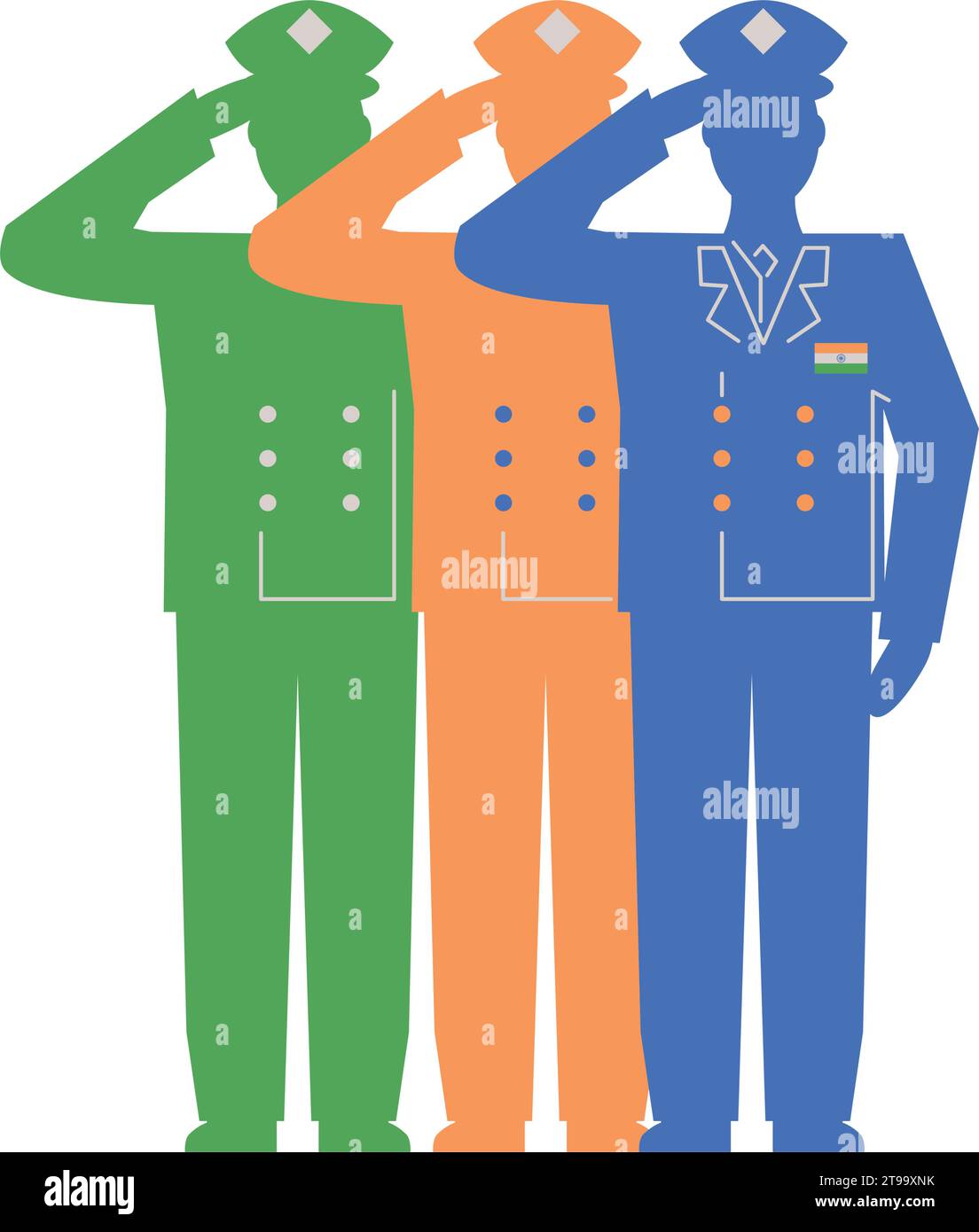 Militaries of india Stock Vector Images - Alamy