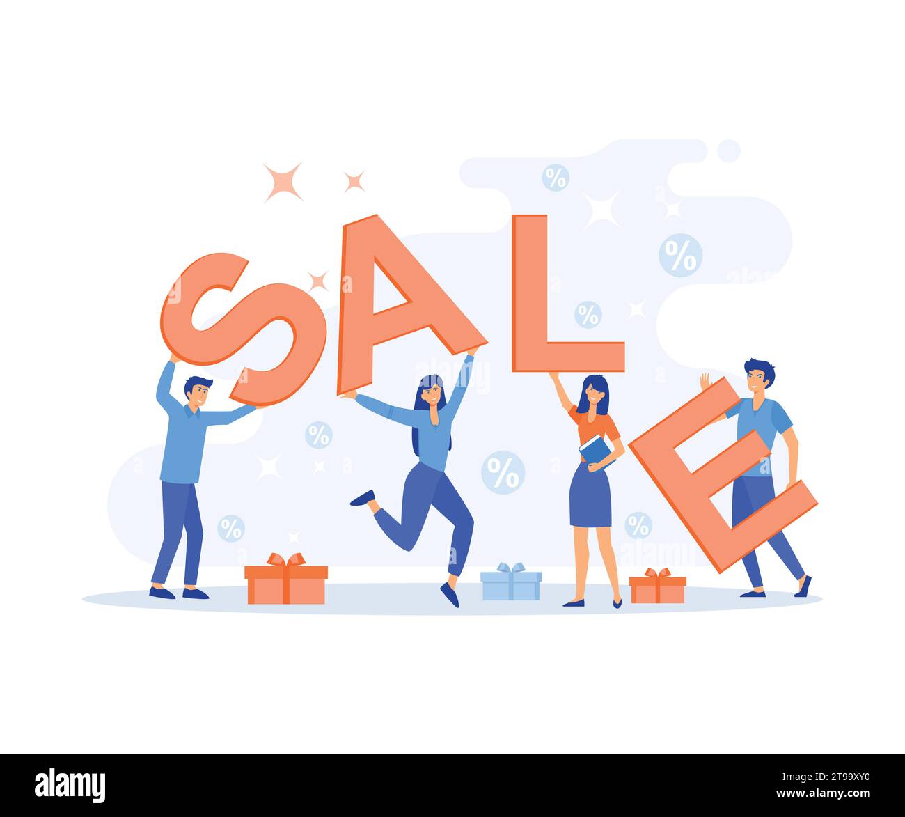 Customers poster Cut Out Stock Images & Pictures - Alamy