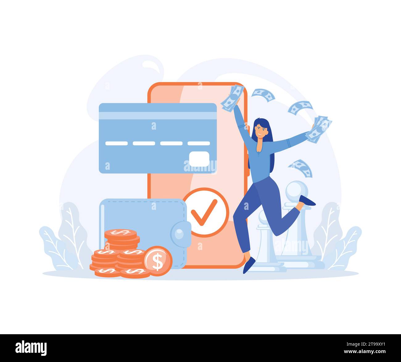 Modern gift voucher on hi-res stock photography and images - Alamy