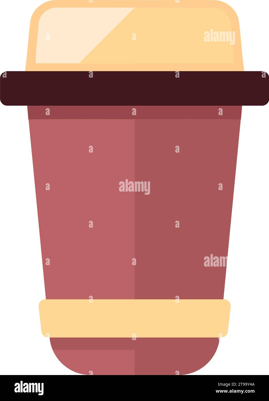 reusable coffee cup reuse design Stock Vector Image & Art - Alamy