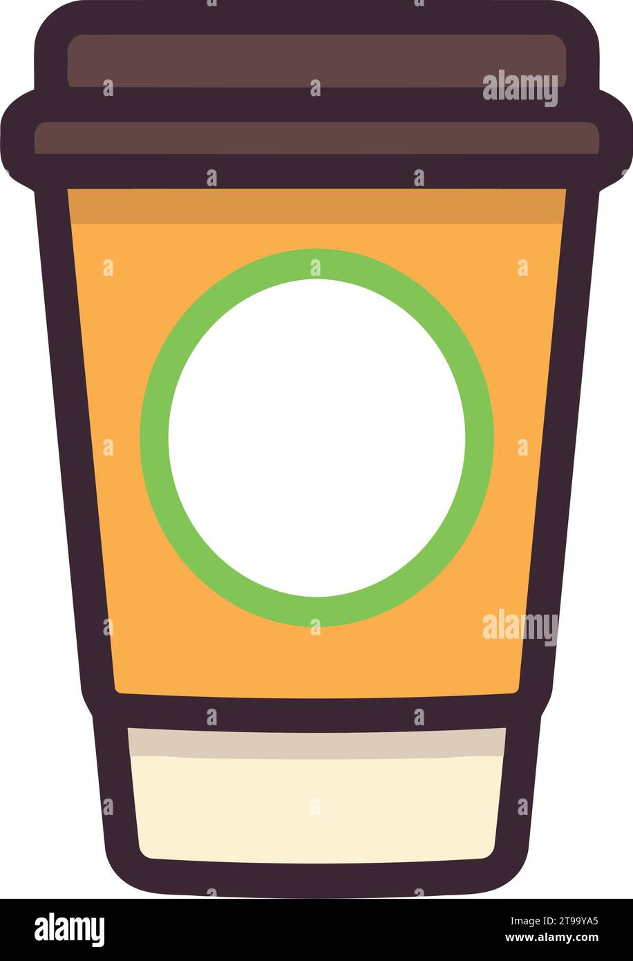 reusable coffee cup illustration design Stock Vector Image & Art - Alamy
