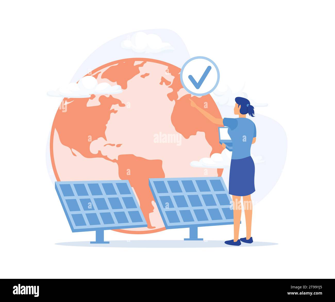 Sustainability, Energy efficiency in household and industry. Characters ...