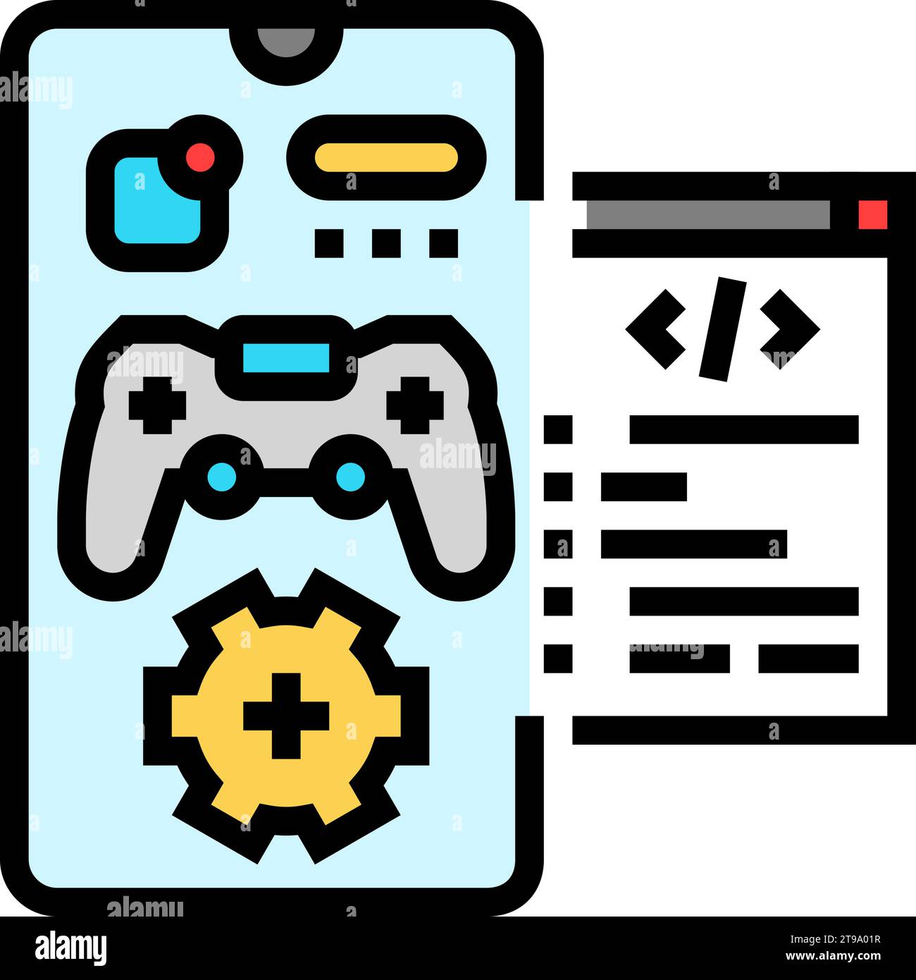 Game developer office Stock Vector Images - Alamy