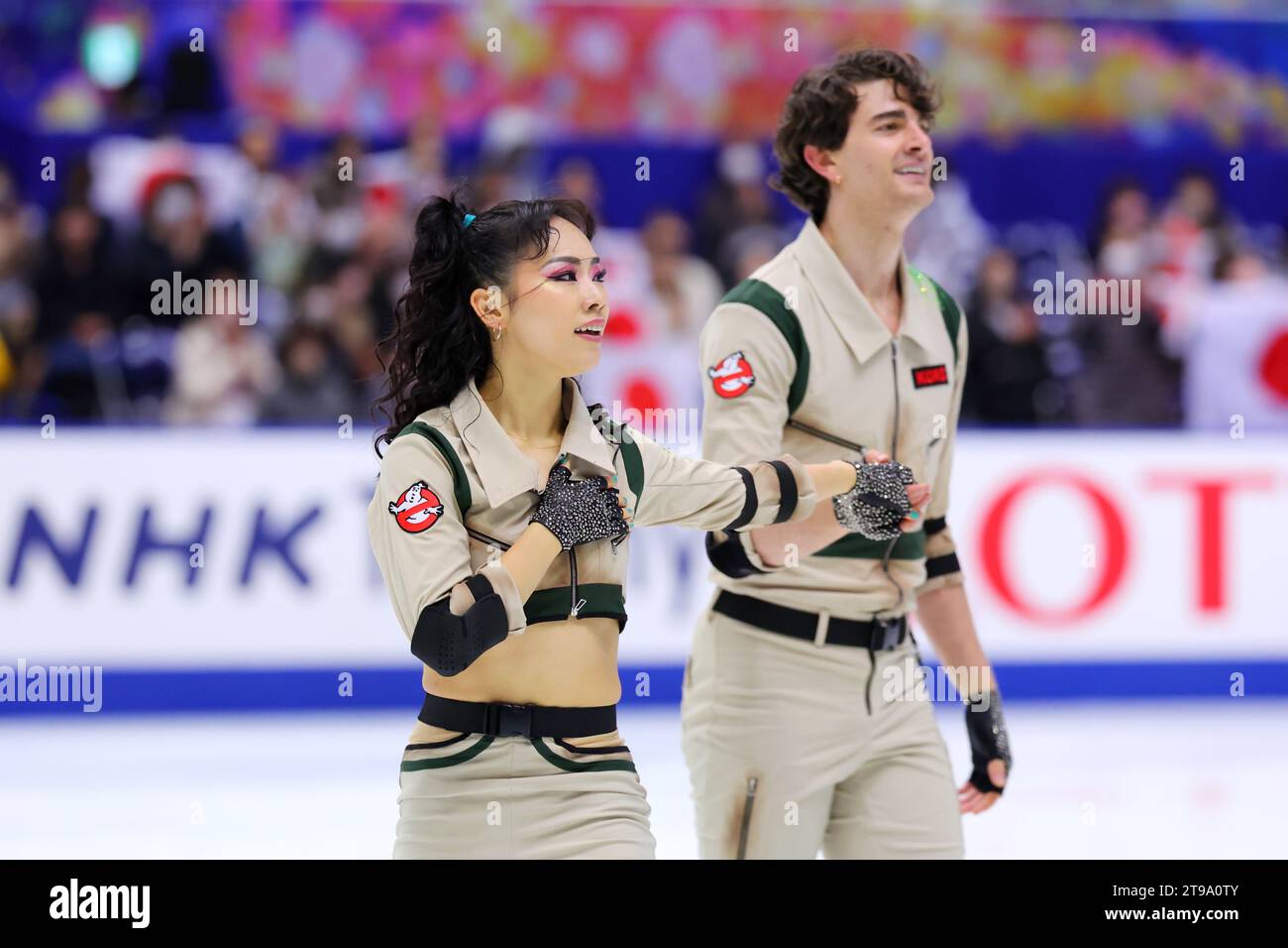 Towa Pharmaceutical RACTAB Dome, Osaka, Japan. 24th Nov, 2023. Misato ...