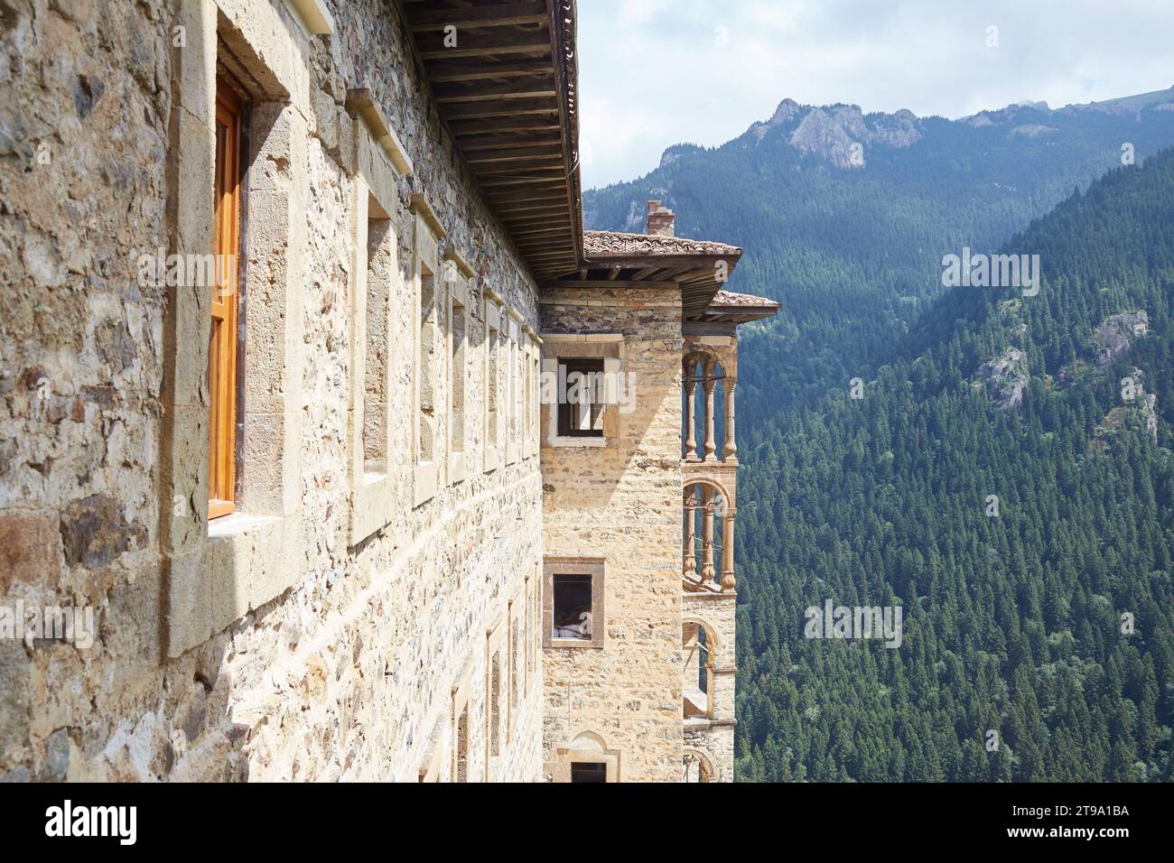 The stunning Sumela Monastery in the eastern Turkish province of ...