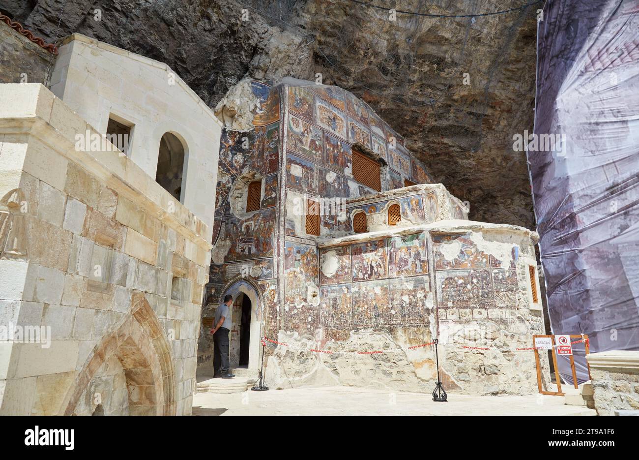 The stunning Sumela Monastery in the eastern Turkish province of ...
