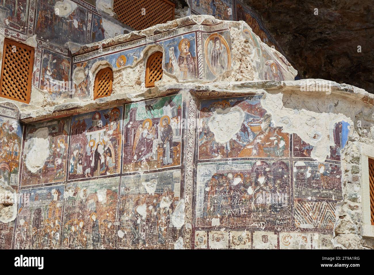 The stunning Sumela Monastery in the eastern Turkish province of ...