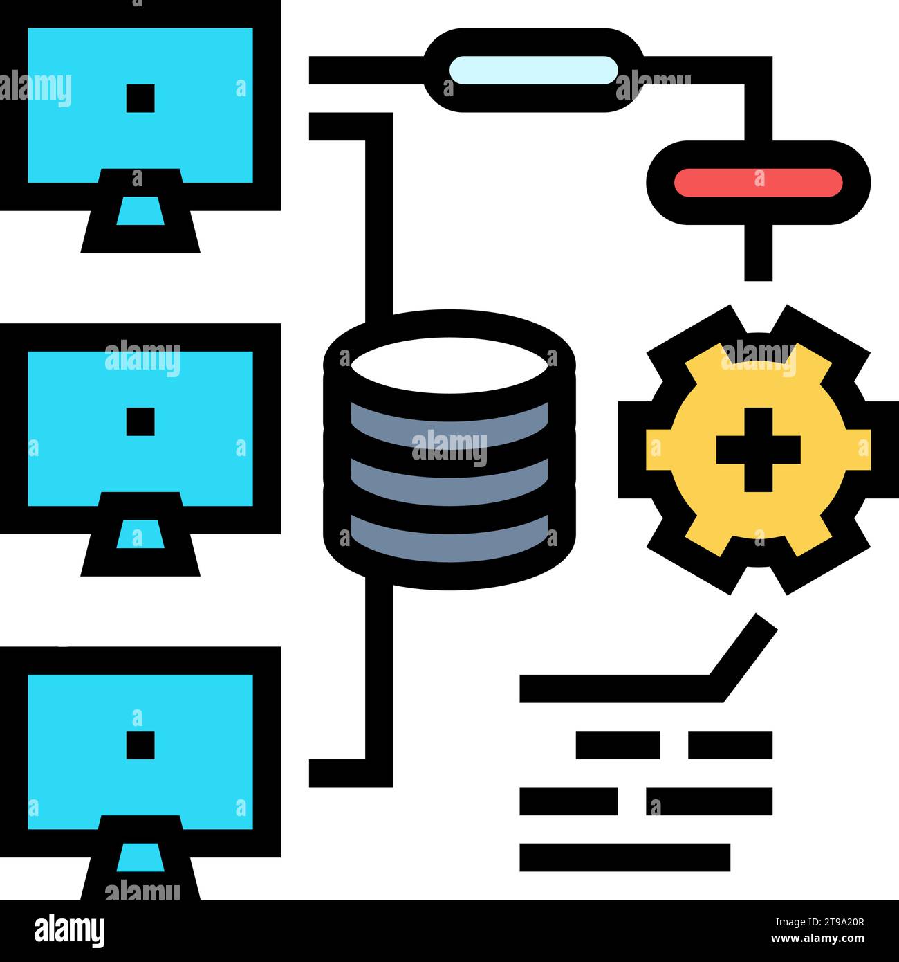 Program integration office Stock Vector Images - Alamy