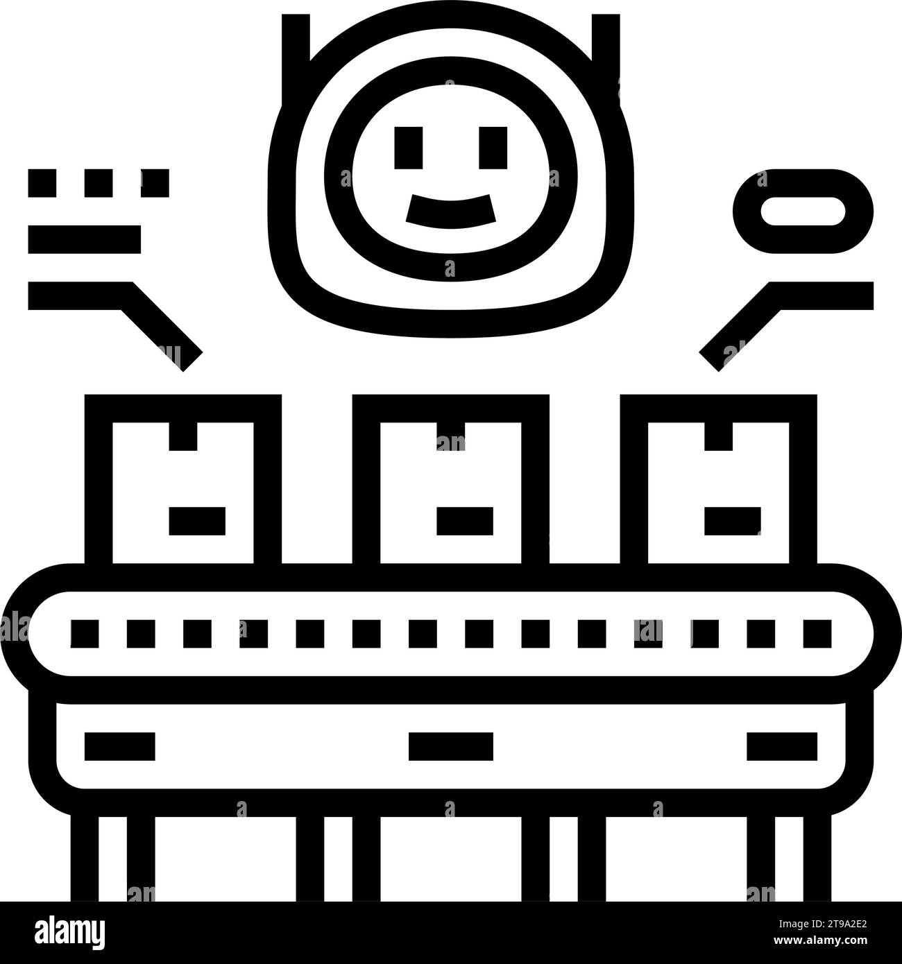 parcel sorting autonomous delivery line icon vector illustration Stock ... parcel sorting autonomous delivery line icon vector illustration Stock ...