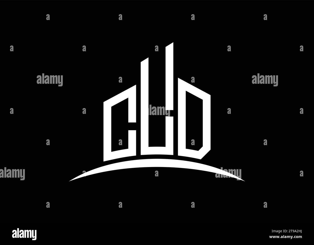 Letter CLD building vector monogram logo design template. Building Shape CLD logo Stock Vector ...