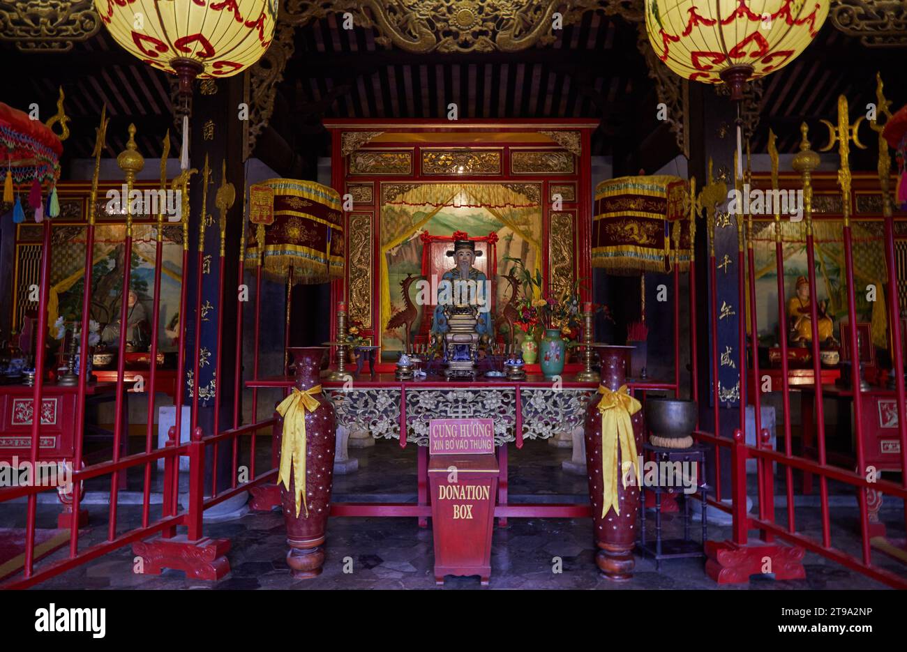 Quan Cong Temple in historic Hoi An Ancient Town Stock Photo - Alamy