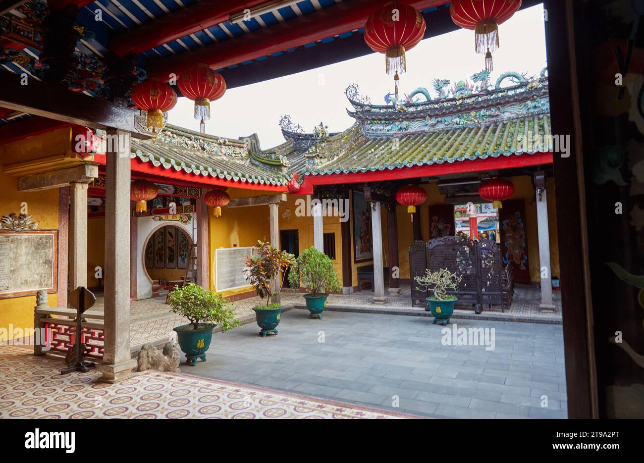 Trieu Chau Assembly Hall in historic Hoi An Ancient Town Stock Photo ...