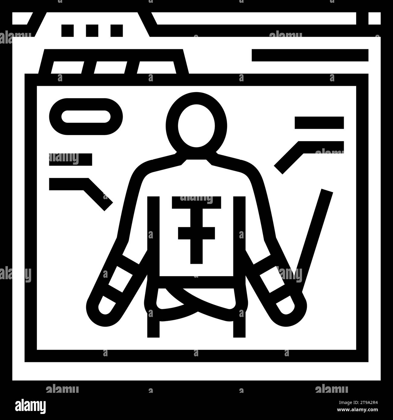 character design game development line icon vector illustration Stock ...