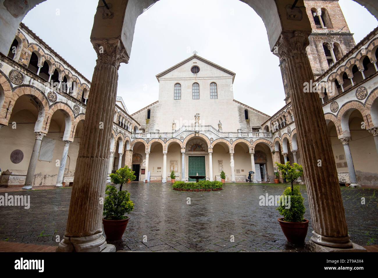 The Salerno Cathedral - Italy Stock Photo - Alamy