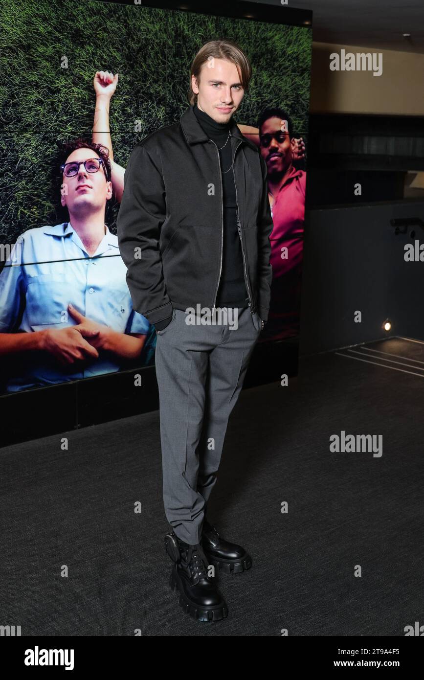 Paris, France. 23rd Nov, 2023. Paul Beaurepaire attends the premiere of ...