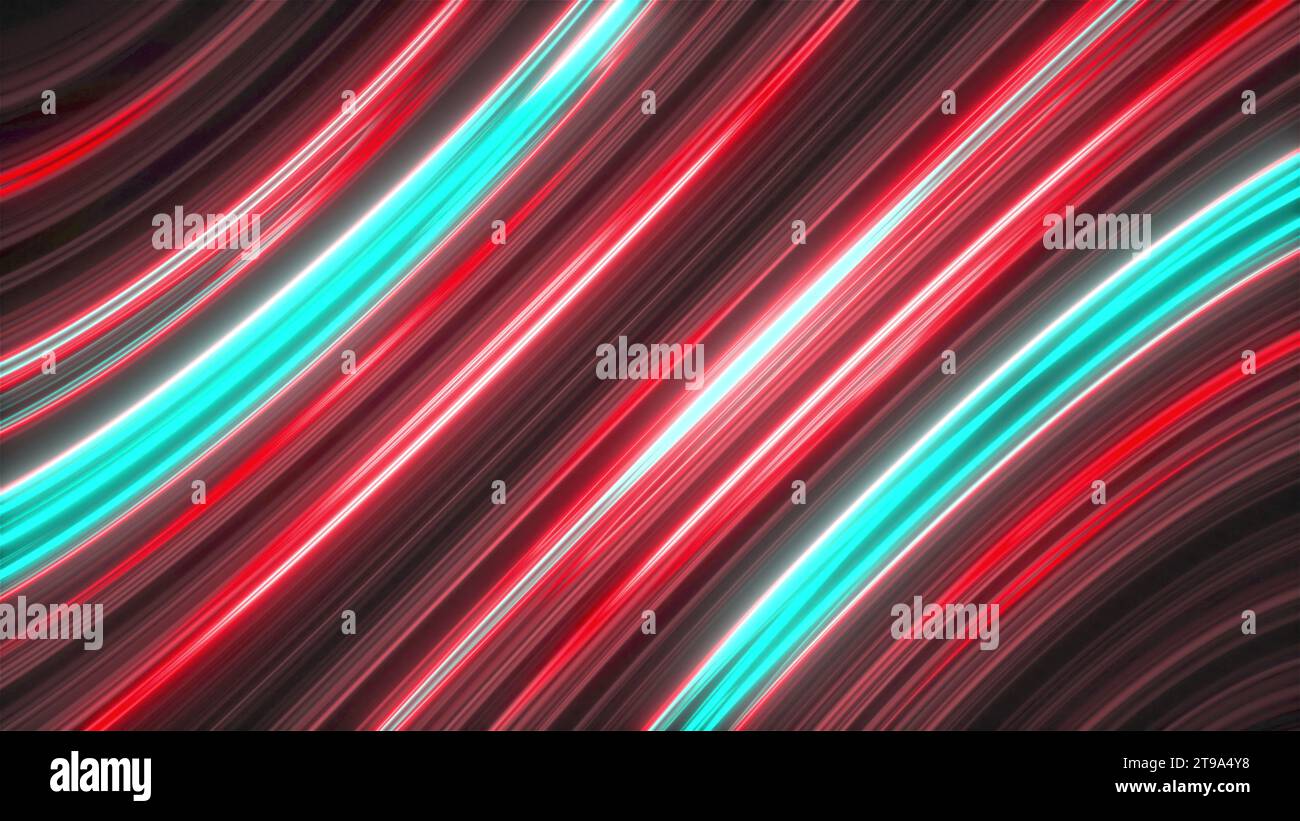 Glow diagonal lines. Computer generated 3d render Stock Photo - Alamy